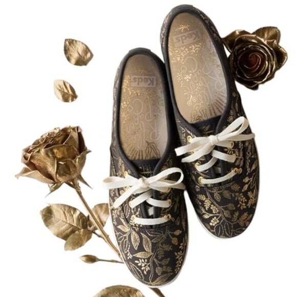 Keds | Shoes | Keds X Rifle Paper Co Collab Champion Sneakers Gold ...